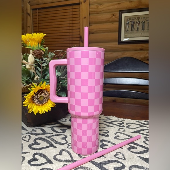 Simple Modern | Dining | Htf Pink Checkmate Simple Modern 4oz Tumbler ...